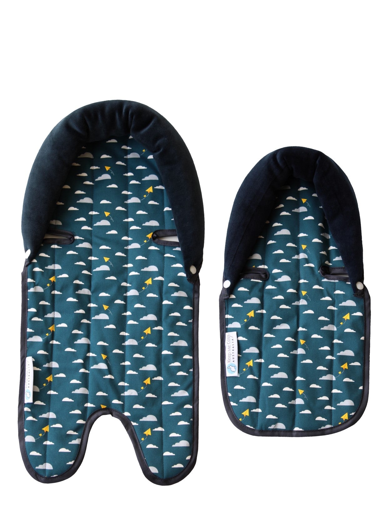 2 in 1 Baby Head Support for Pram Stroller & Car Seat - Playful Plane ...