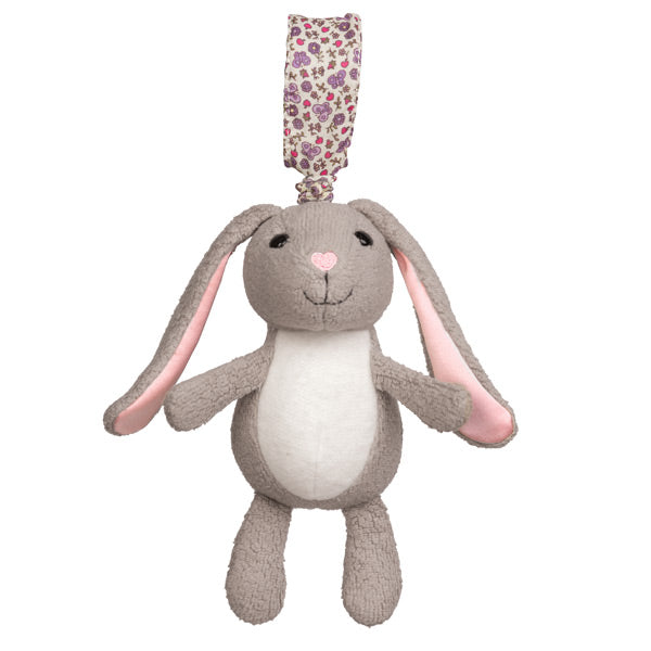 Cute Bunny Pram Toy that will Vibrate & Rattle - 100% Organic Cotton ...