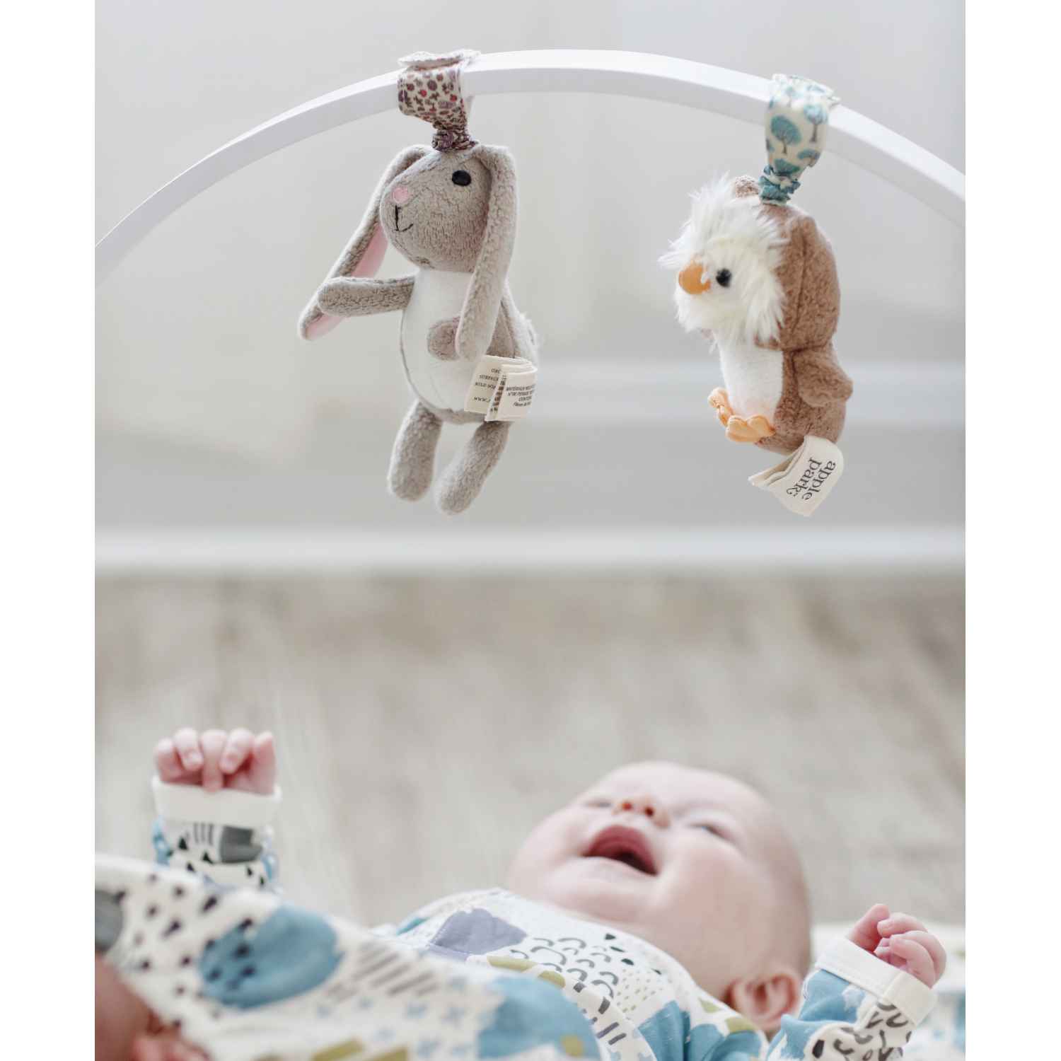 Cute Bunny Pram Toy that will Vibrate & Rattle - 100% Organic Cotton ...